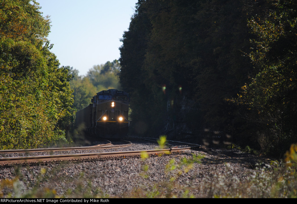 UP 6448 glides westbound